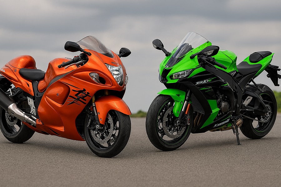 Clash of Titans: Suzuki Hayabusa vs. Kawasaki Ninja ZX-10R