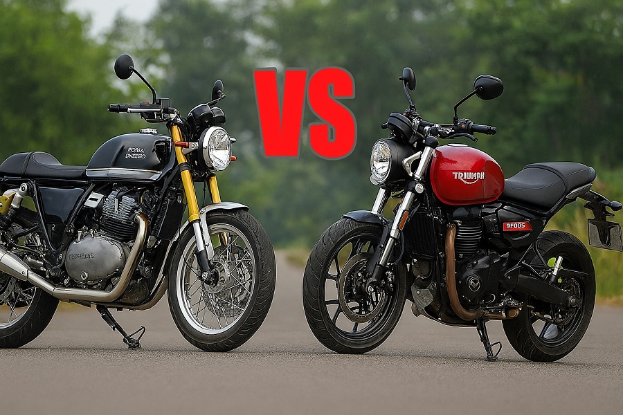 Clash of the Modern Classics: Royal Enfield Continental GT 450 vs ...