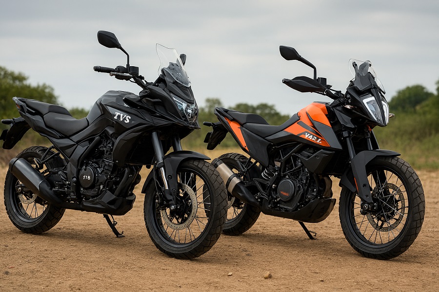 TVS Apache RTR 310 vs KTM 250 Adventure: सड़क का राजा या सफ़र का शहंशाह?