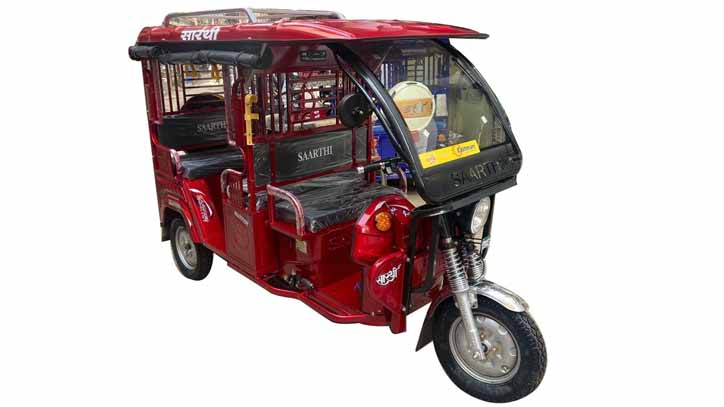 Saarthi DLX E Rickshaw Price 2024 Specifications, Images , Reviews ...