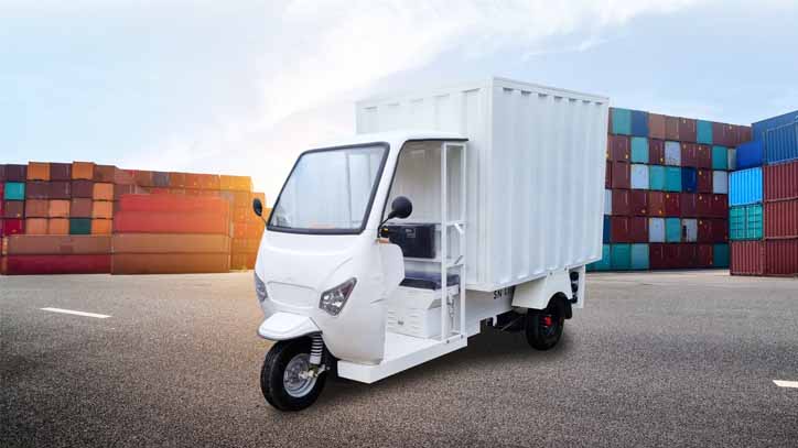 SN Solar Energy Electric Loader 3 Wheeler Price 2024 Specifications ...