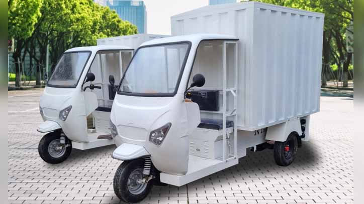 SN Solar Energy Electric Loader 3 Wheeler Price 2024 Specifications ...