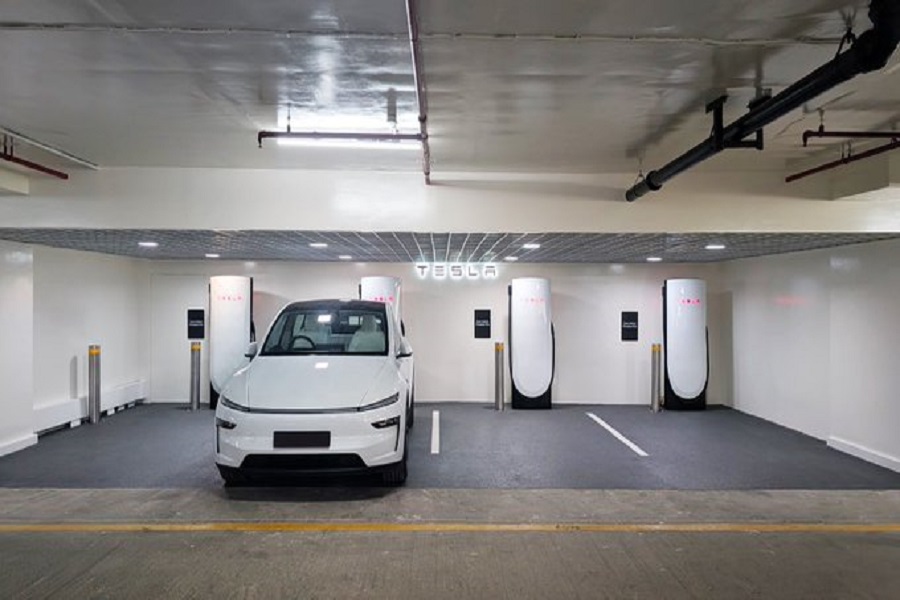 EV giant Tesla launches its first charging station in Mumbai
