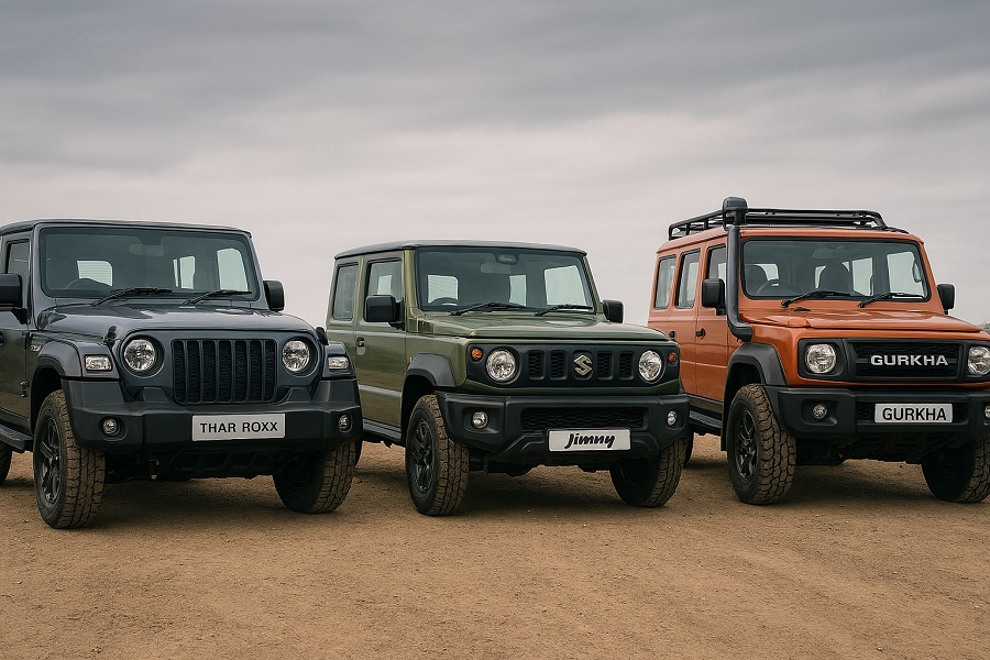 Thar ROXX vs Jimny vs Gurkha: Who Wins the Battle for the Best Off-Road ...
